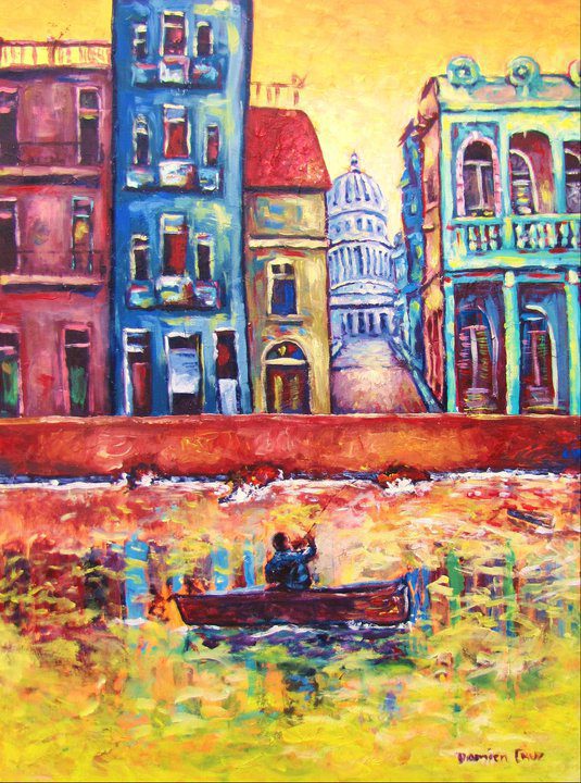 Damien Cruz, Cuban Artist Visited Florida National University - Florida ...